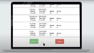 Maxim Time Clock - Login Page For Web Time Card